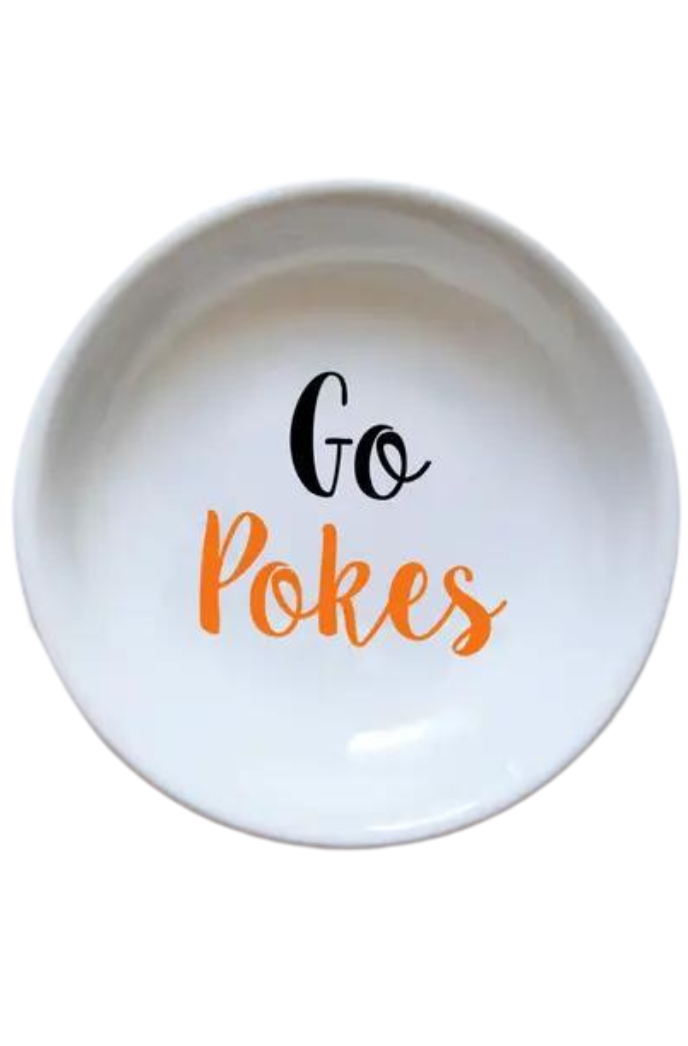 Go Pokes Ring Dish - Oklahoma State University – Style House Frisco