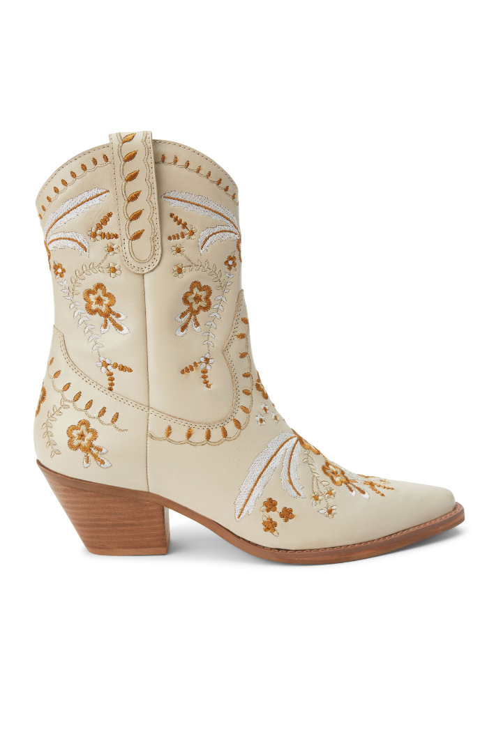 Amber Floral Stitched Cowgirl Boot – Style House Frisco