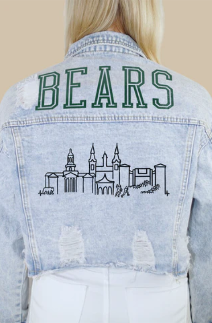 Baylor Bears Skyline Denim Jacket - Rivalry Runway – Style House Frisco